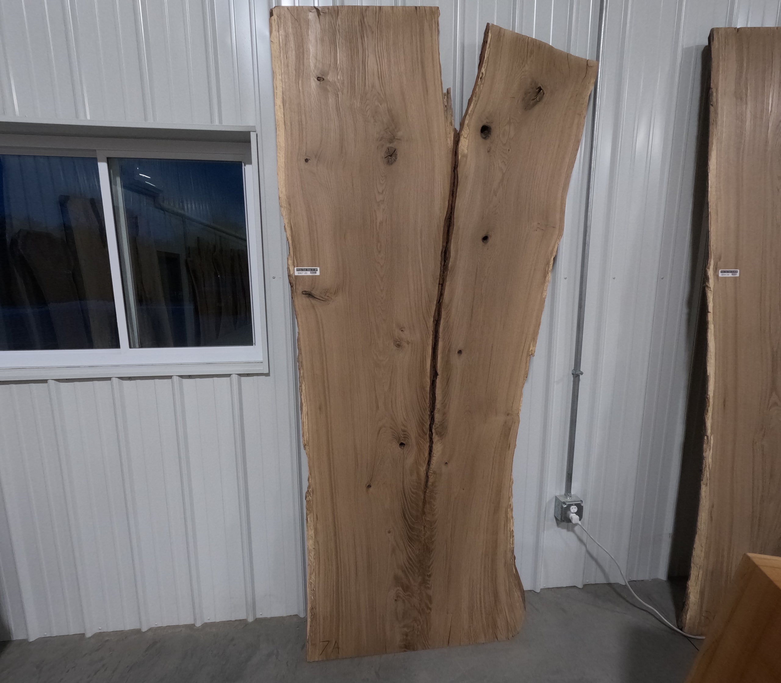 White Oak Slab 7A | Knot Just Lumber